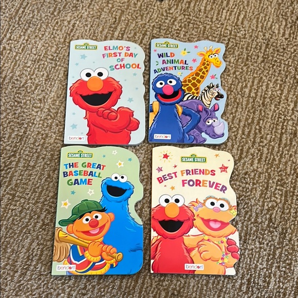 Toys | Sesame Street Elmo And Friends Board Book Set | Poshmark